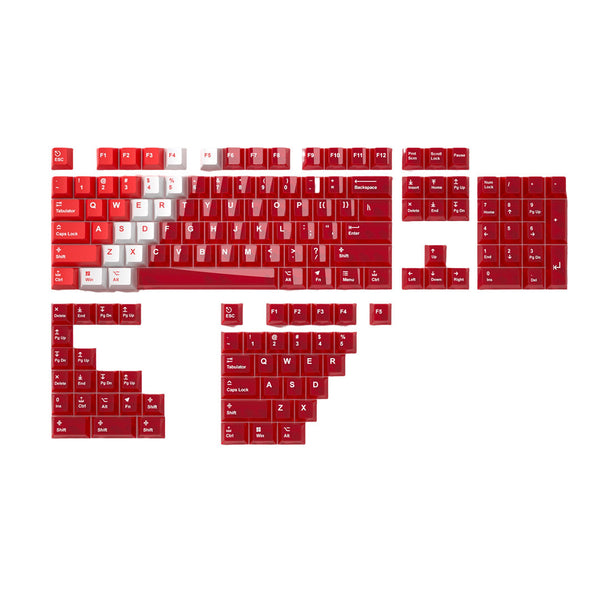 Original-Profile Dye-Sub PBT Keycap Set, Transparent and Translucent G ...